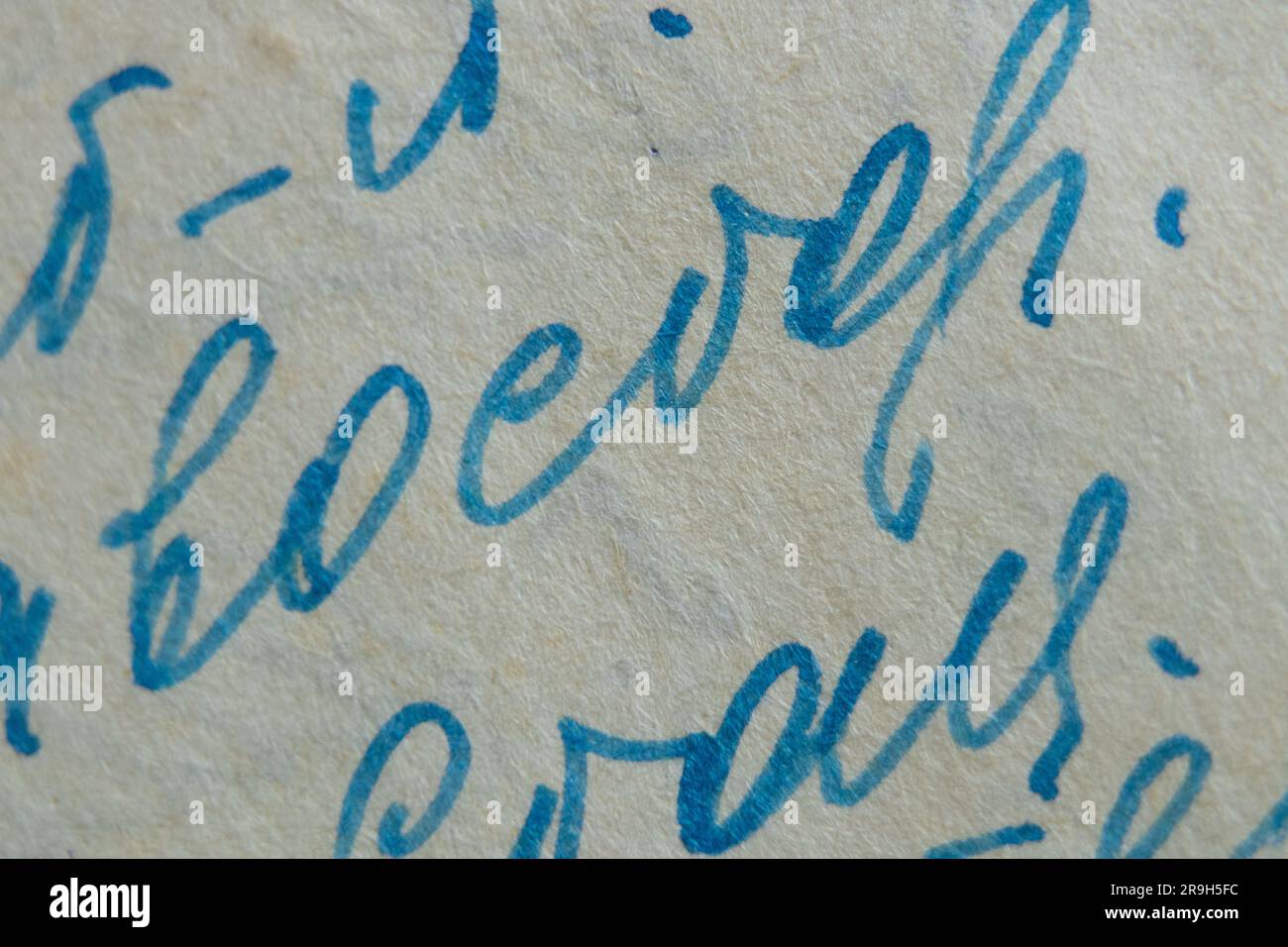 Illegible handwriting hi-res stock photography and images - Alamy