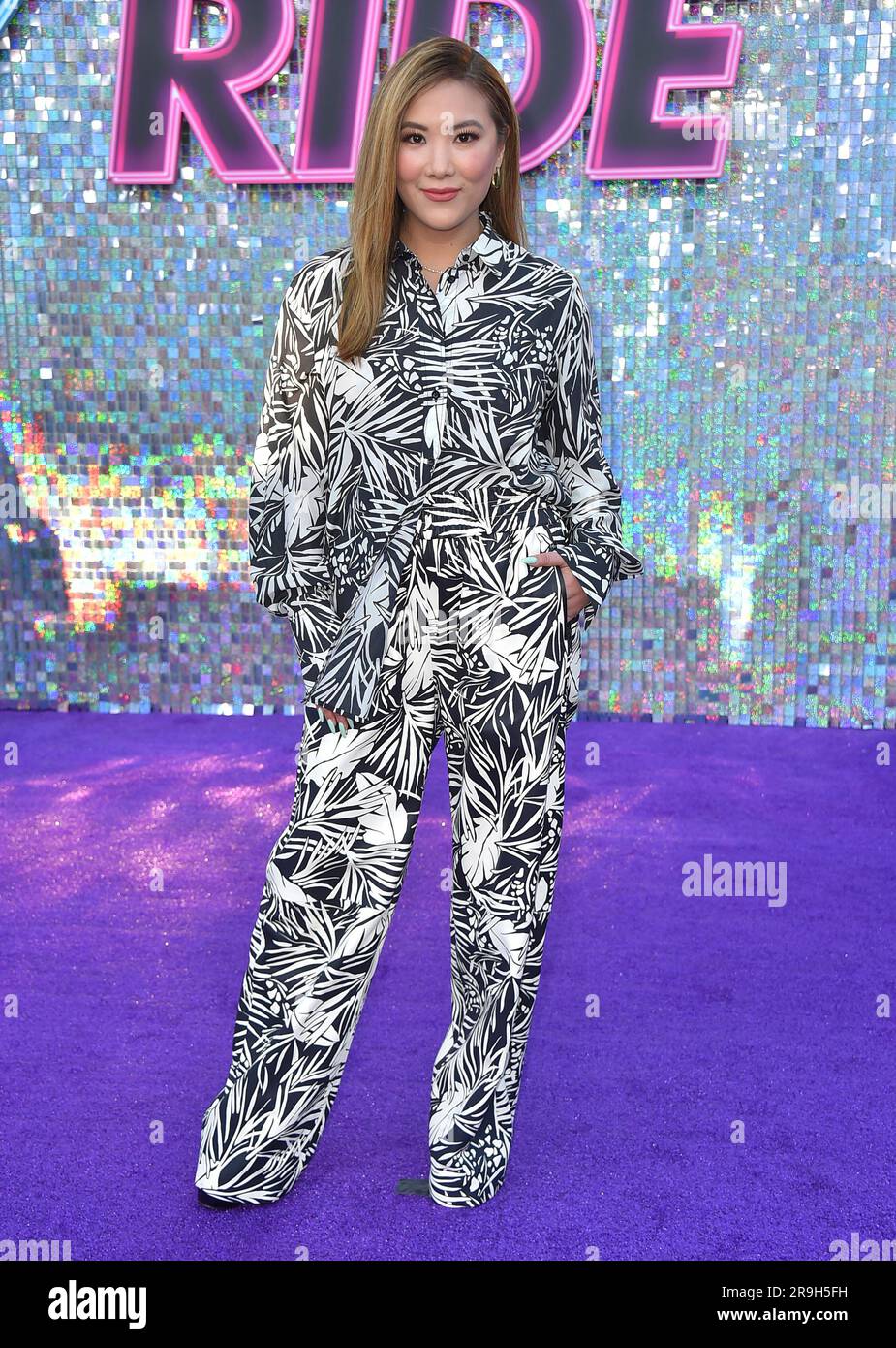 Ally Maki arrives at the Los Angeles premiere of "Joy Ride," Monday ...