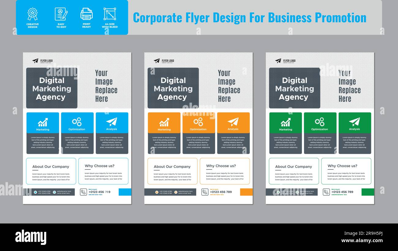 Business Flyer Corporate Flyer Template poster flyer brochure cover ...