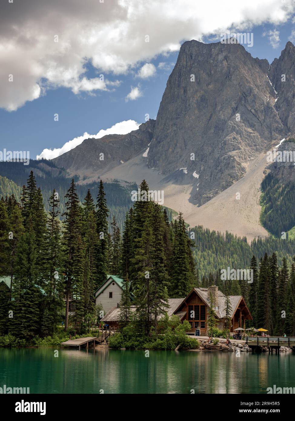 Yoho National Park and Emerald Lake in British Columbia, Canada Stock ...