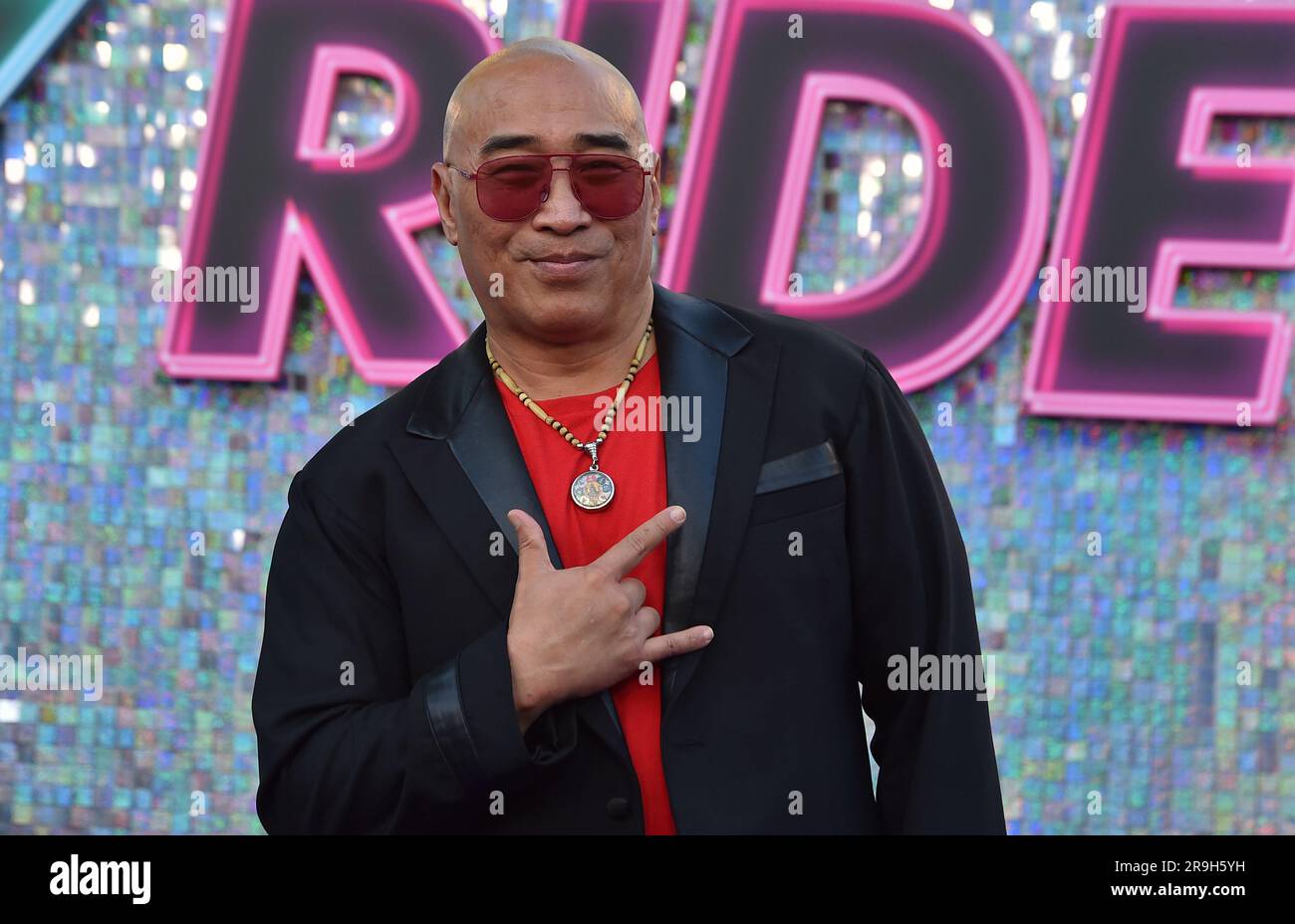 Ron Yuan arrives at the Los Angeles premiere of "Joy Ride," Monday ...