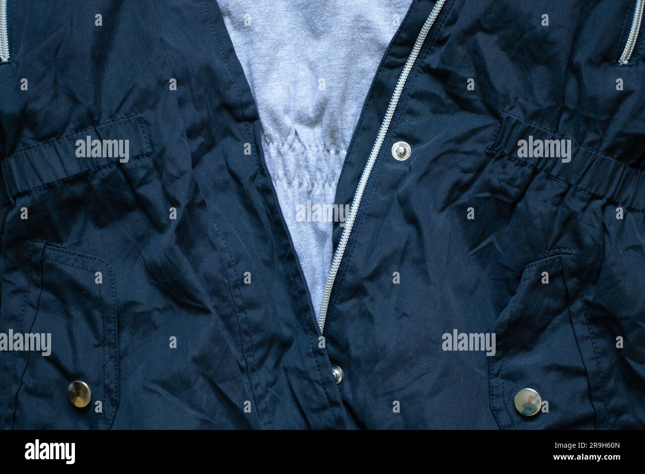 Dark blue jacket hi-res stock photography and images - Alamy