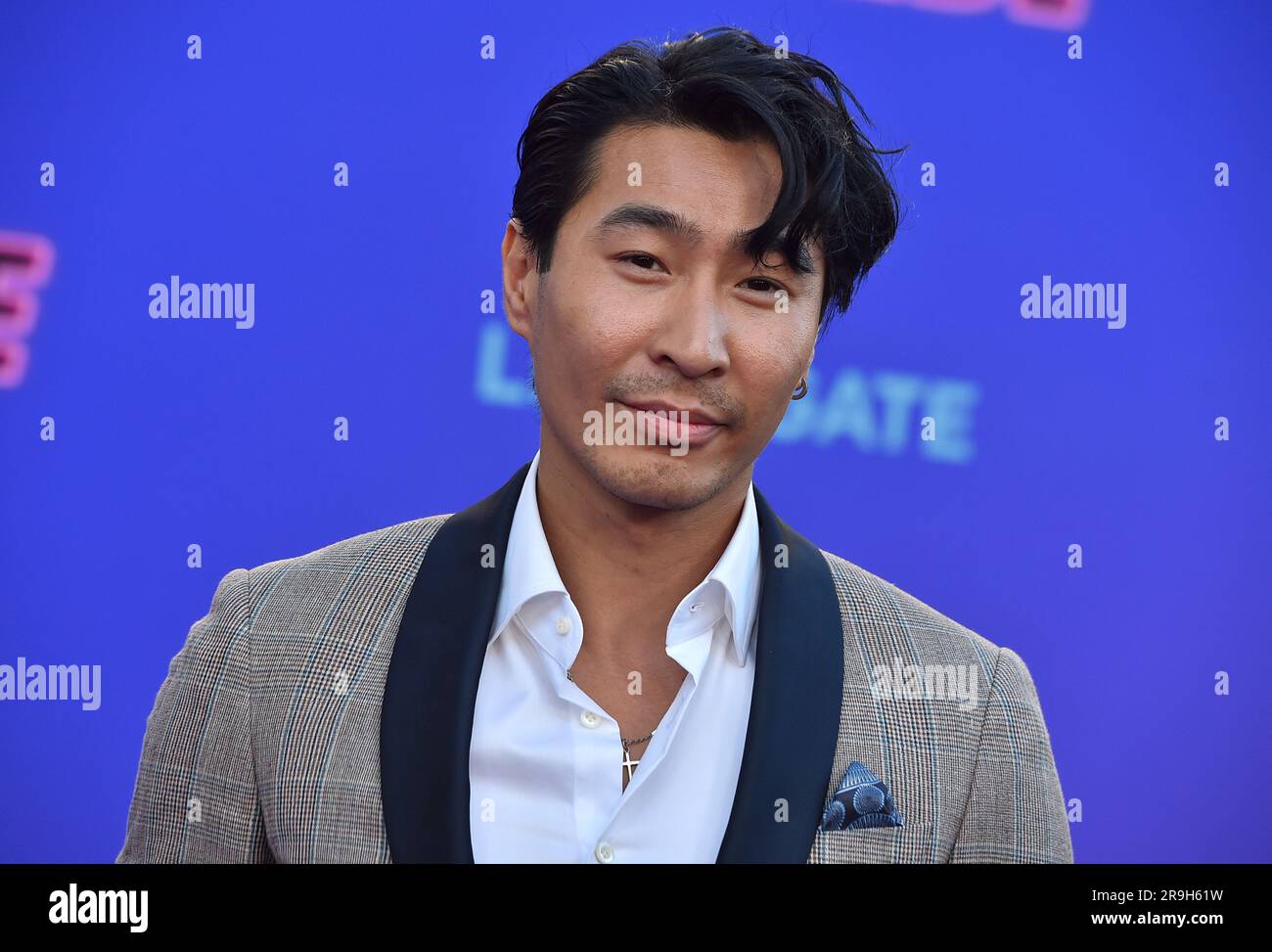 Chris Pang arrives at the Los Angeles premiere of "Joy Ride," Monday ...