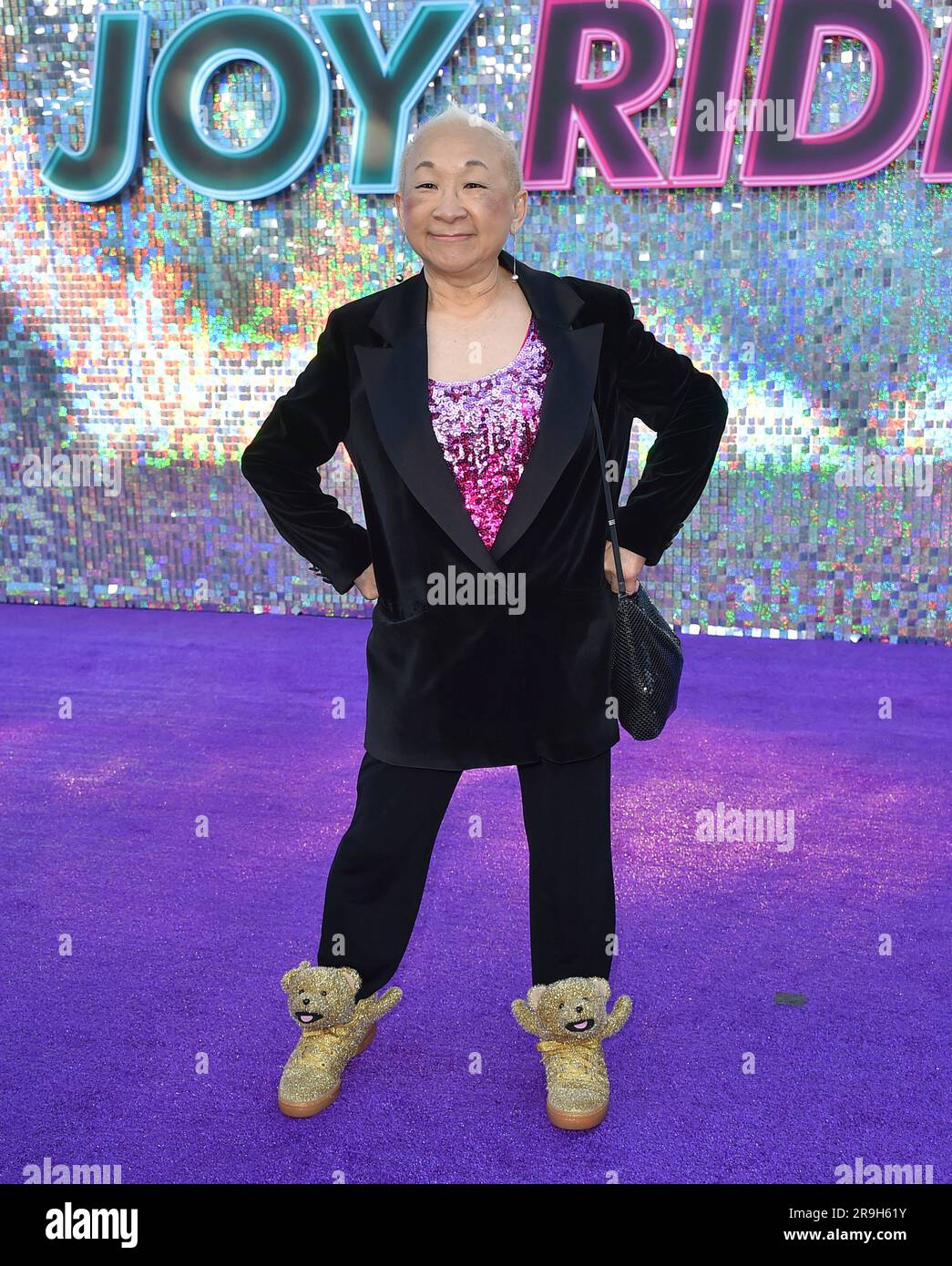 Lori Tan Chinn arrives at the Los Angeles premiere of "Joy Ride ...