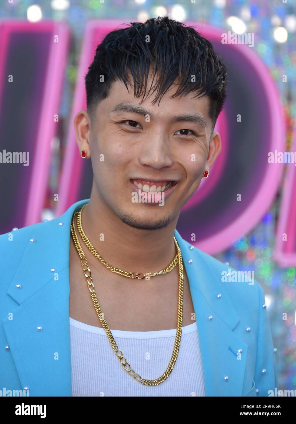 Victor Lau arrives at the Los Angeles premiere of "Joy Ride," Monday ...