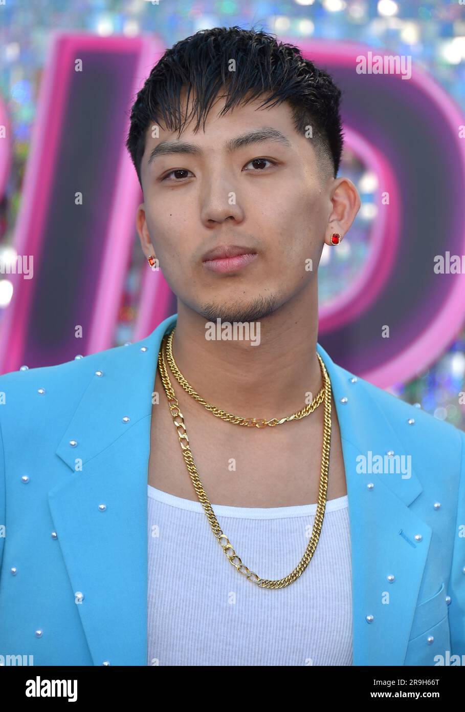 Victor Lau arrives at the Los Angeles premiere of "Joy Ride," Monday ...