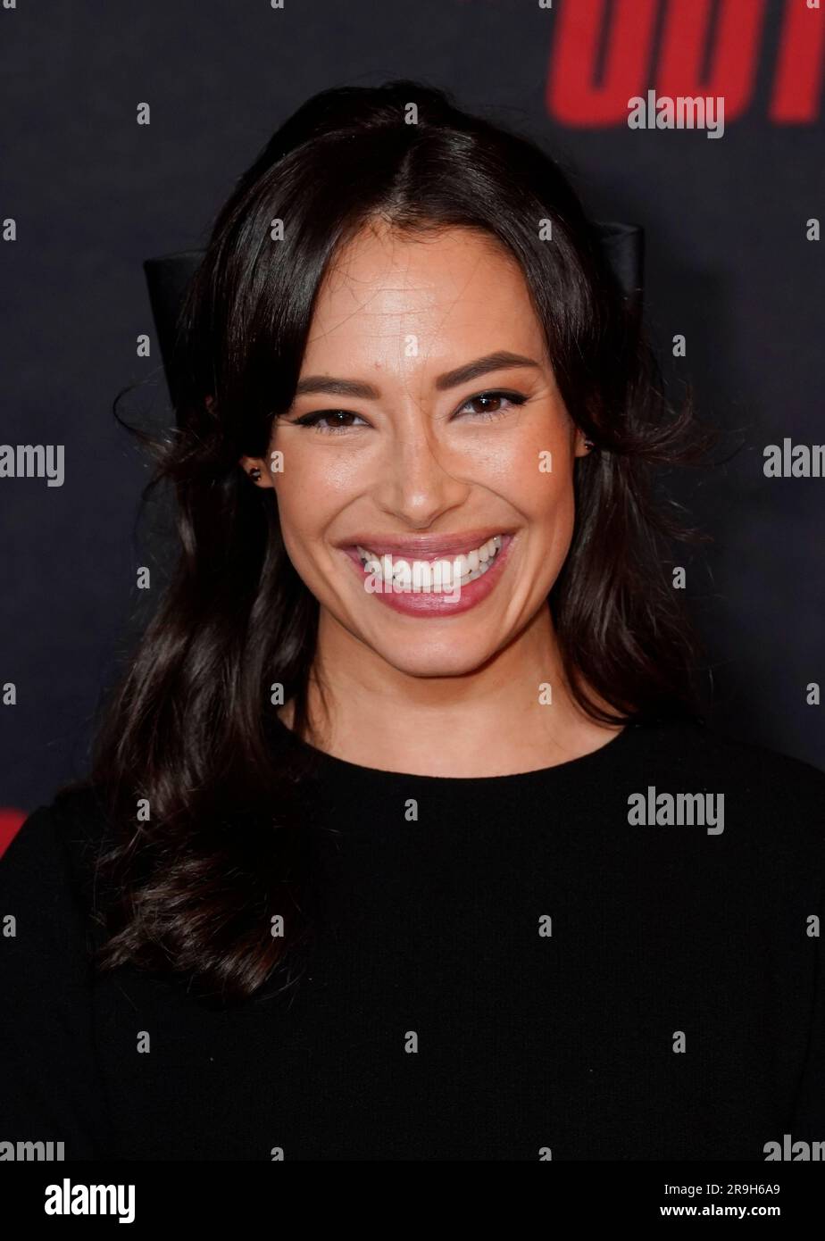 Chloe Bridges poses at a special screening of the film "The Out-Laws ...