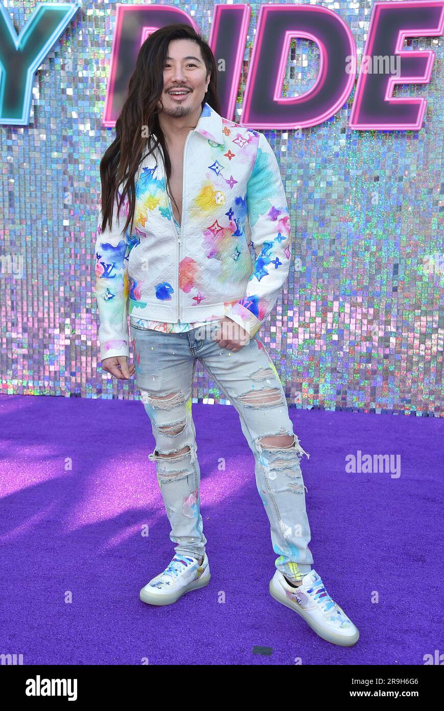 Guy Tang arrives at the Los Angeles premiere of "Joy Ride," Monday ...