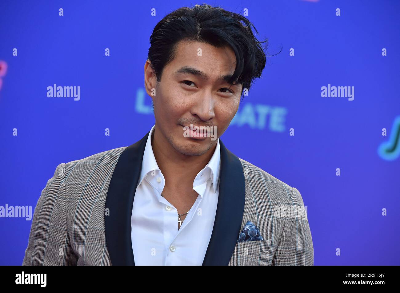 Chris Pang arrives at the Los Angeles premiere of "Joy Ride," Monday ...