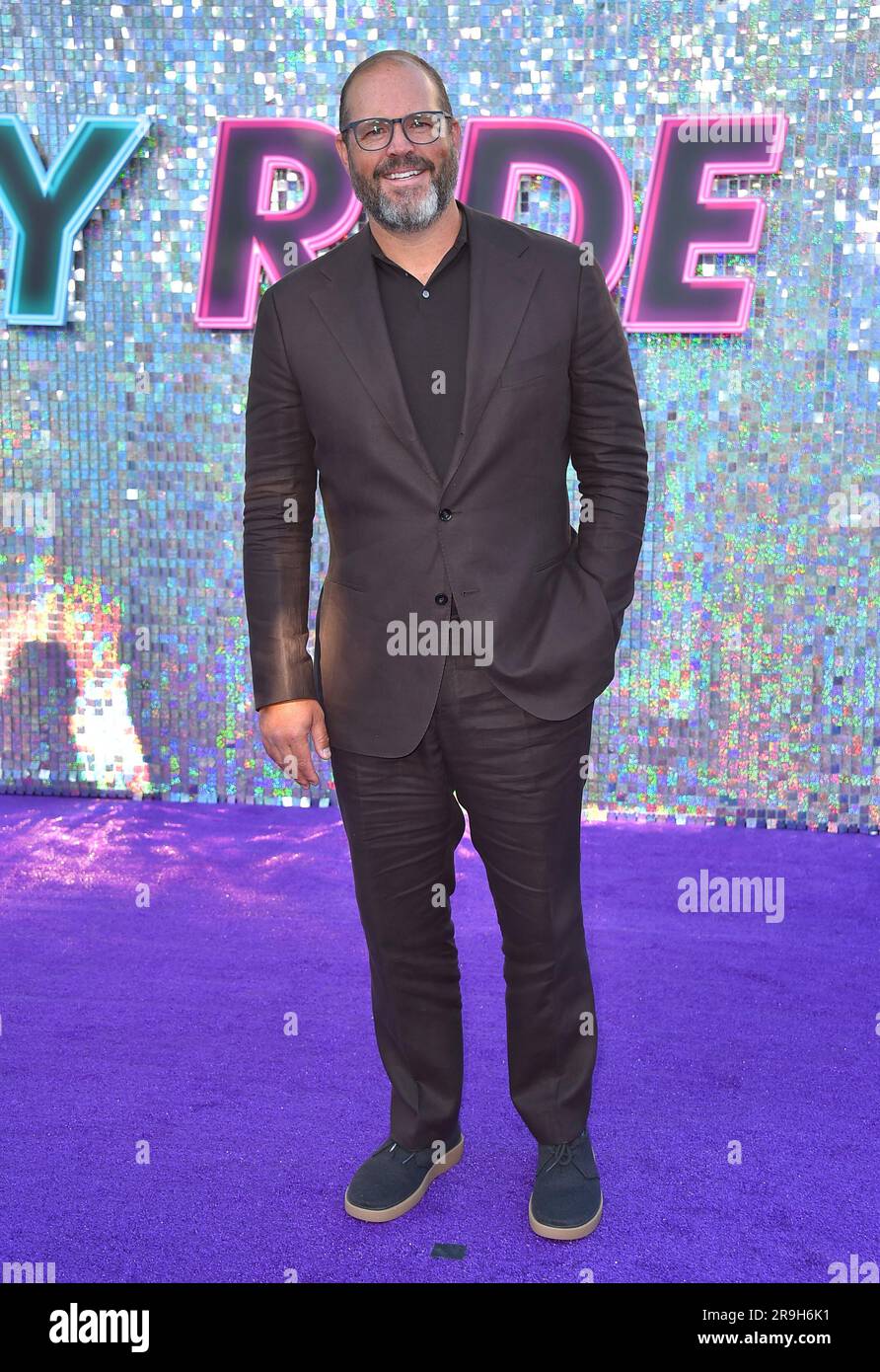 David Denman arrives at the Los Angeles premiere of "Joy Ride," Monday ...