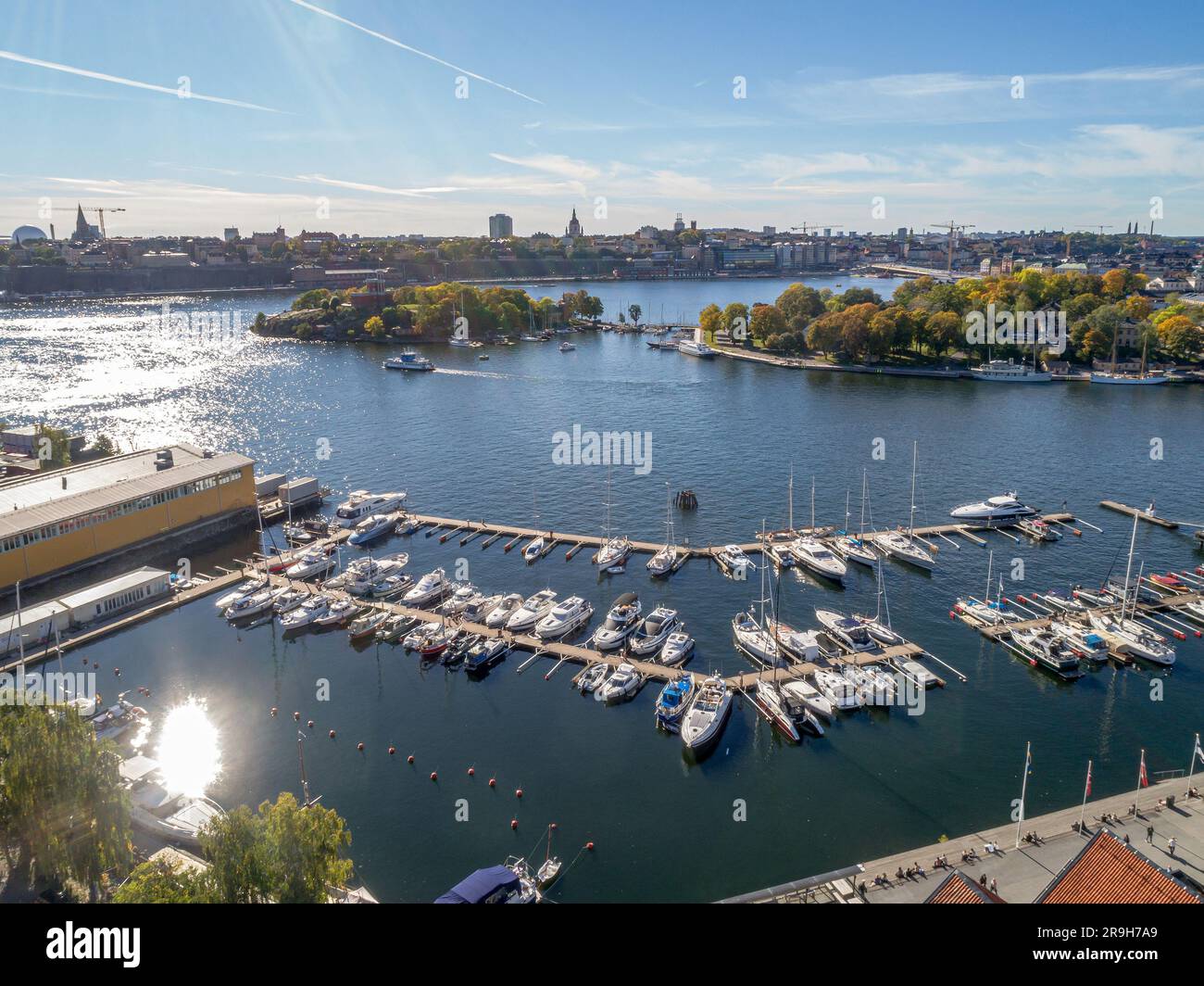 Stockholm city top above view hi-res stock photography and images - Alamy