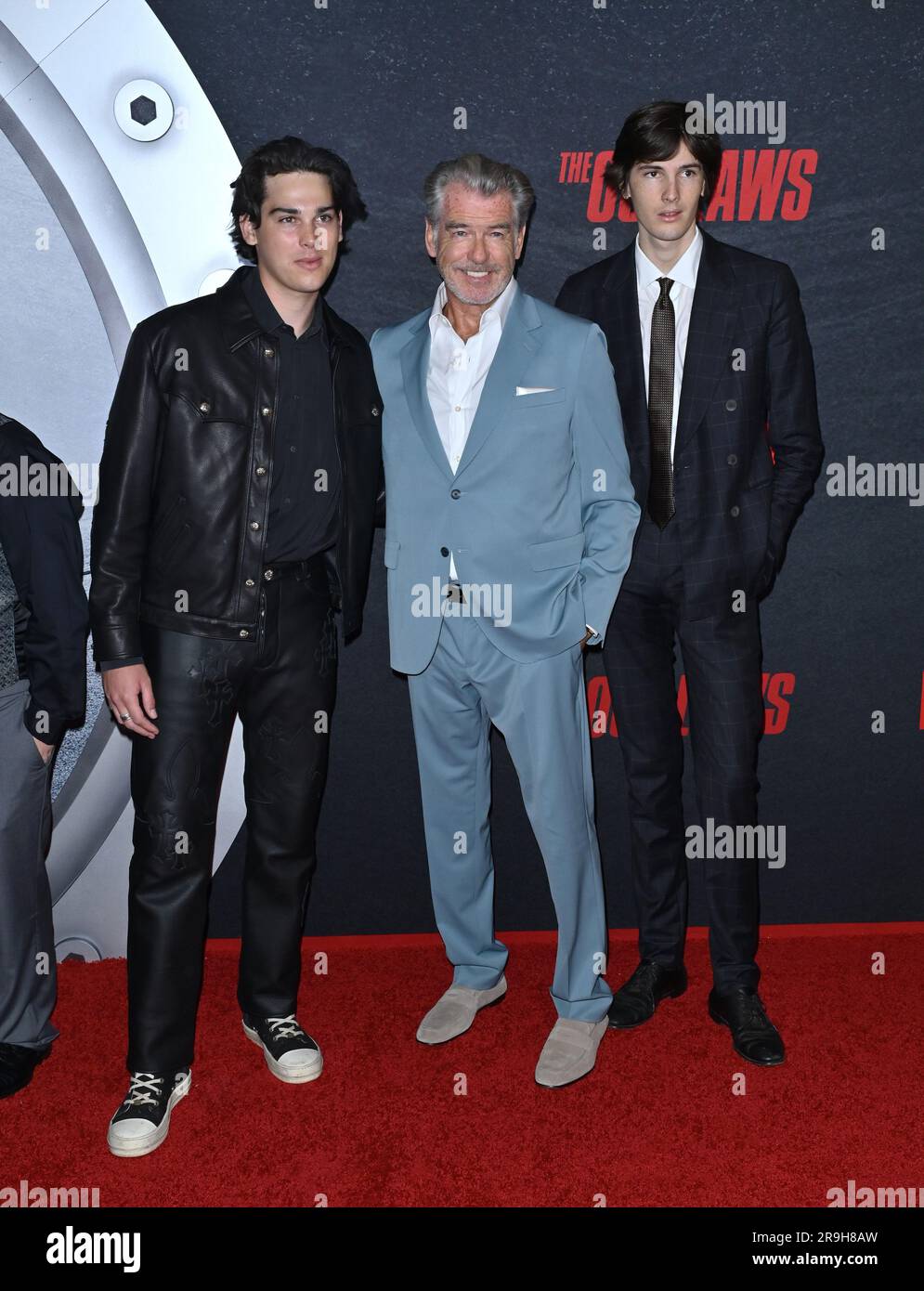 Los Angeles, USA. 26th June, 2023. Paris Brosnan, Pierce Brosnan & Dylan Brosnan at the Los ...