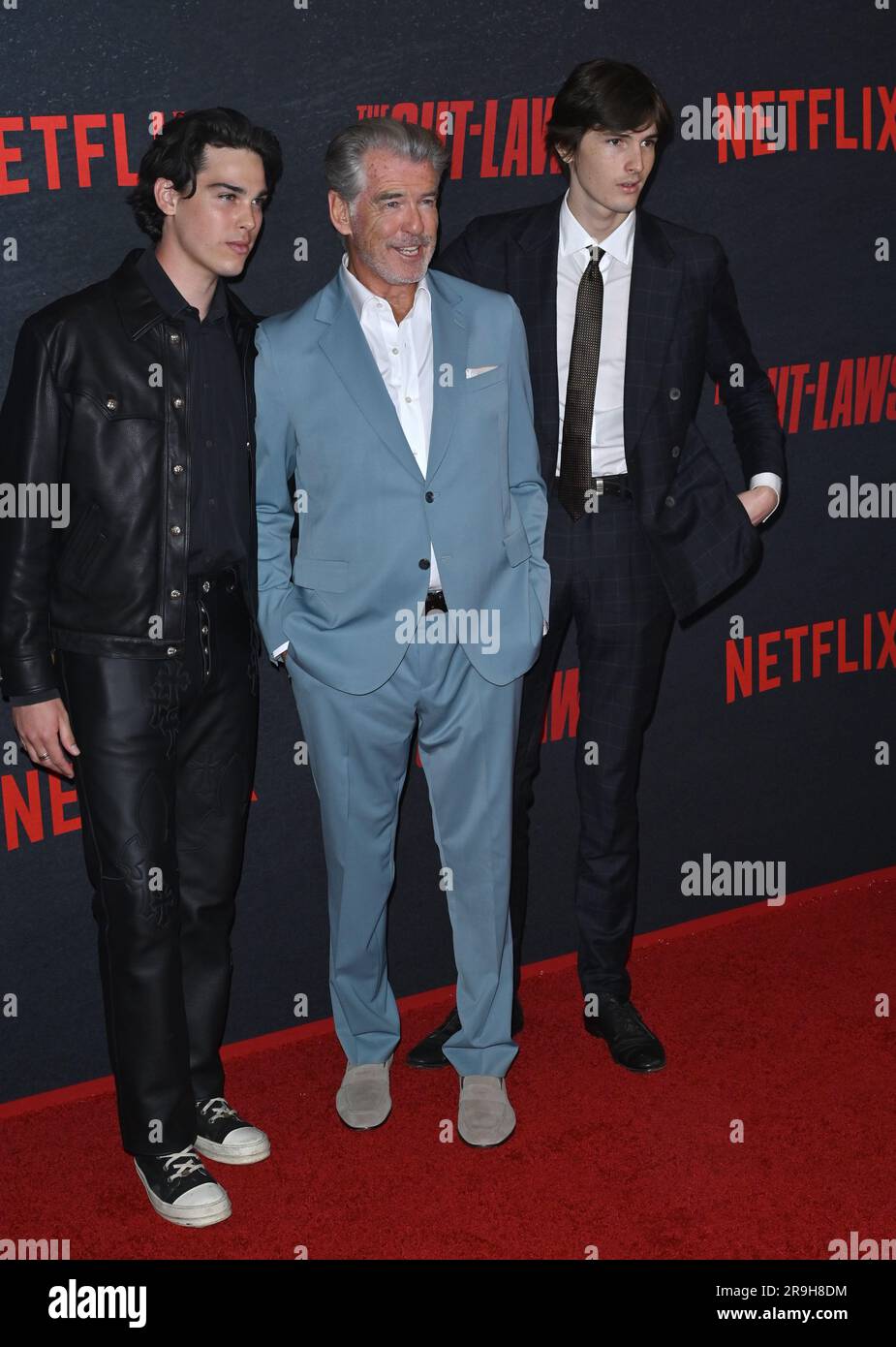 Los Angeles, USA. 26th June, 2023. Paris Brosnan, Pierce Brosnan ...