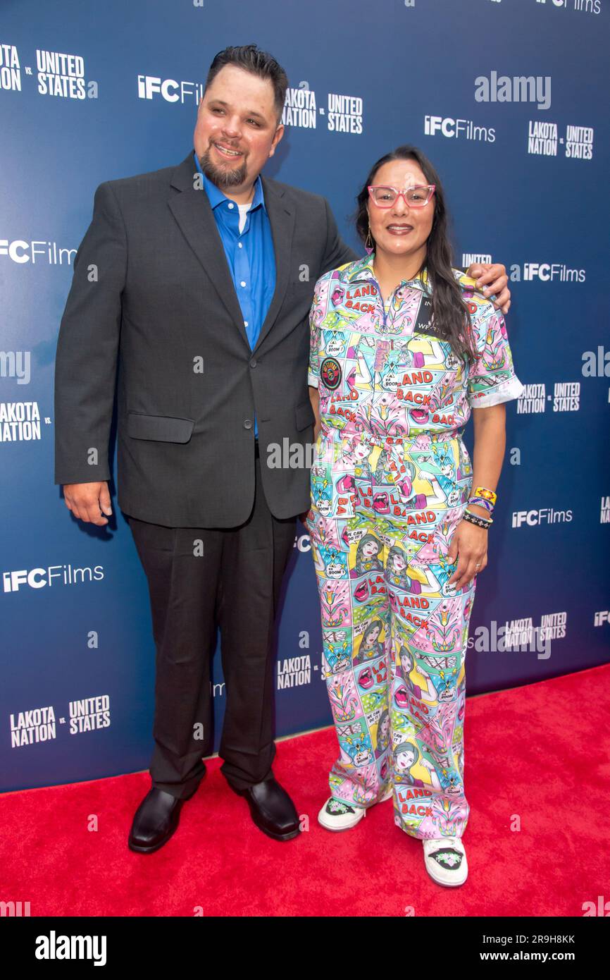 New York, United States. 26th June, 2023. Jesse Short Bull and Alex ...