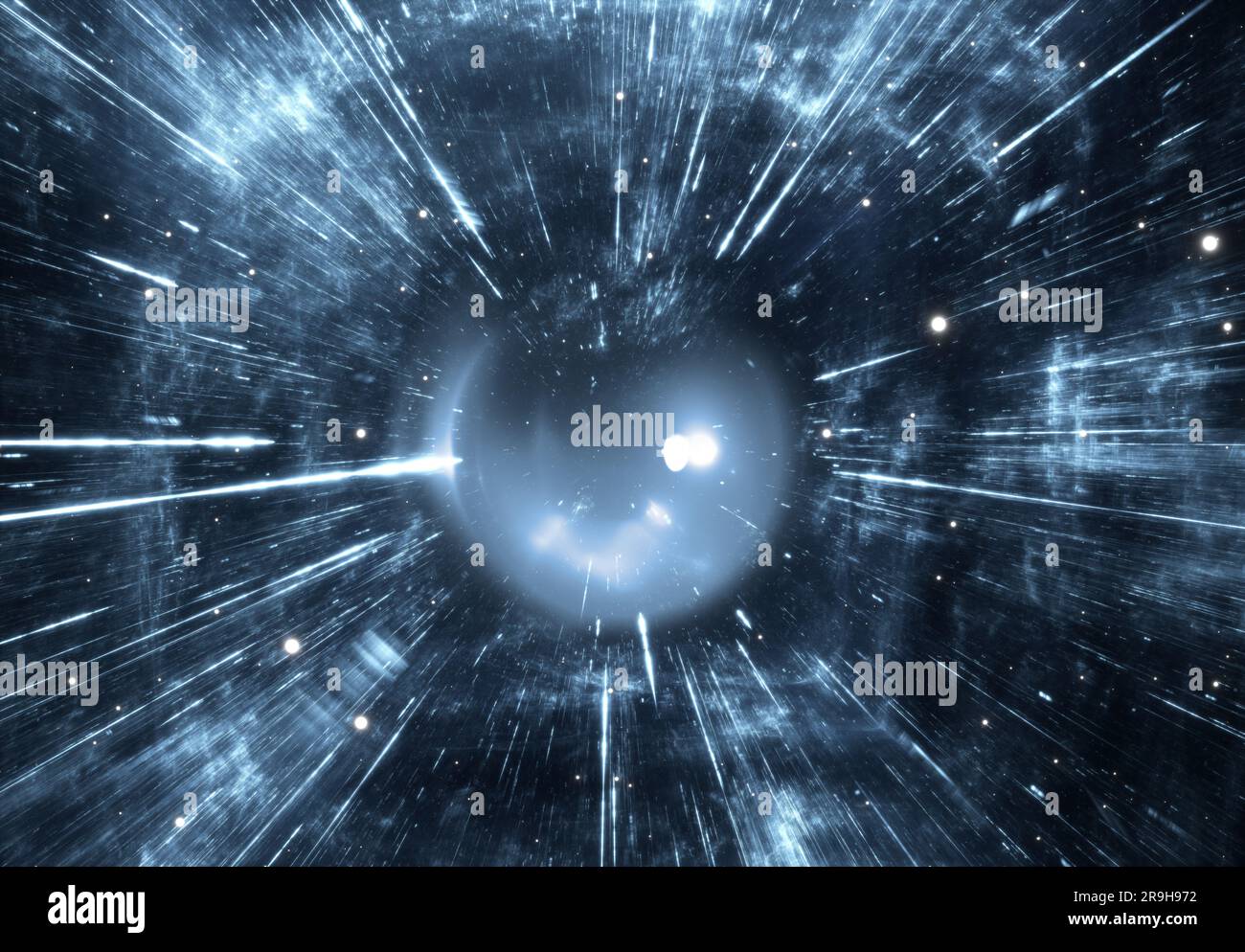 Space portal to the other dimension. 3D illustration Stock Photo - Alamy