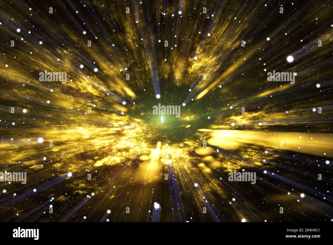 Space portal to the other dimension. 3D illustration Stock Photo - Alamy