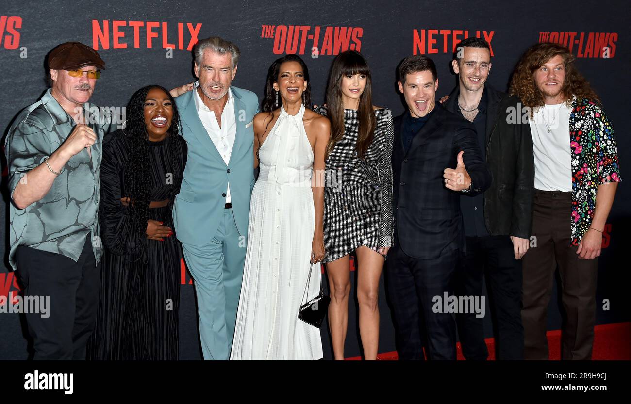 Los Angeles, USA. 26th June, 2023. Michael Rooker, Laci Mosley, Pierce ...