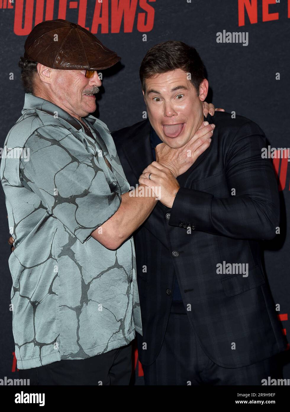 Los Angeles, USA. 26th June, 2023. Michael Rooker and Adam DeVine ...