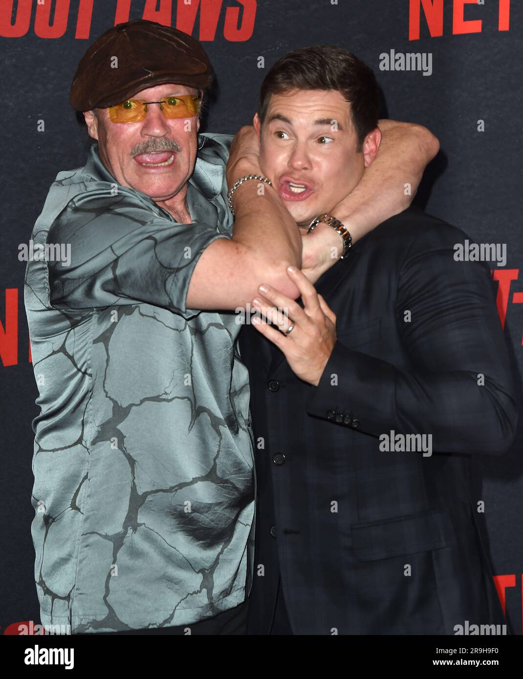 Los Angeles, USA. 26th June, 2023. Michael Rooker and Adam DeVine ...