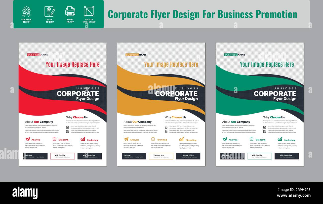 Business Flyer Corporate Flyer Template poster flyer brochure cover ...