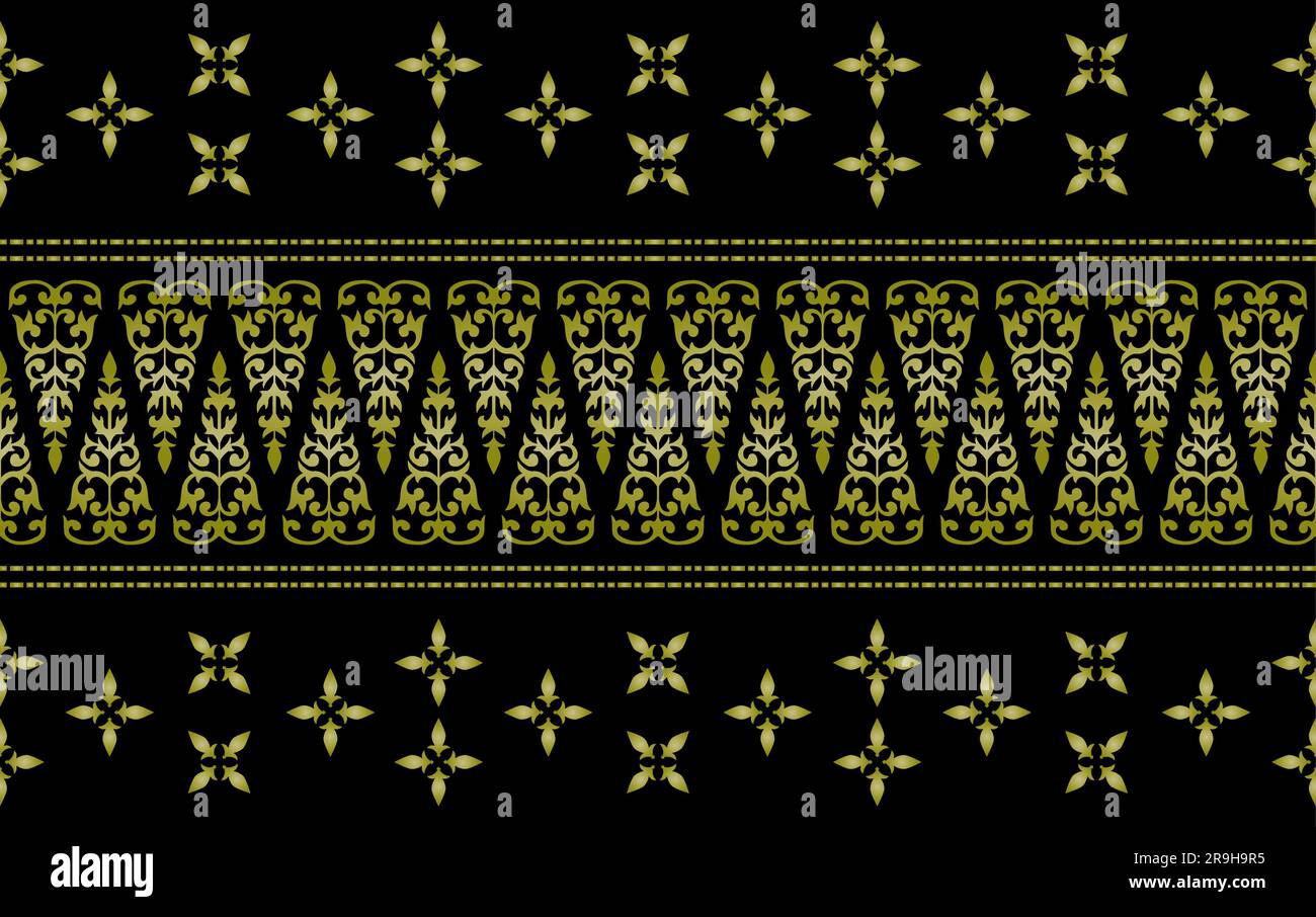traditional songket textile texture background vector or illustration, like batik or songket ...