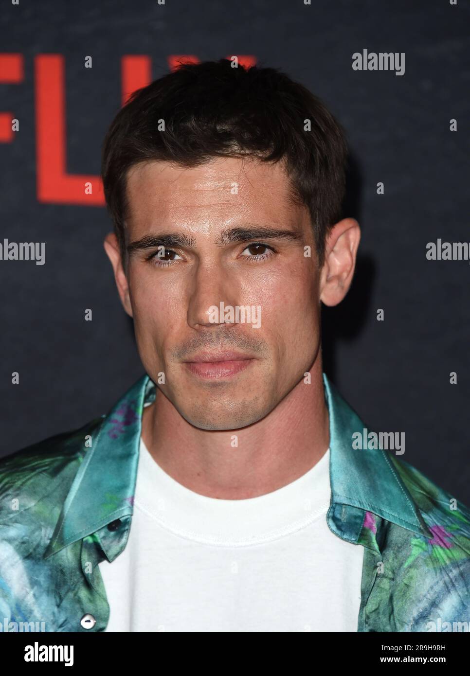 Los Angeles, USA. 26th June, 2023. Tanner Novlan arriving to Netflix's ...