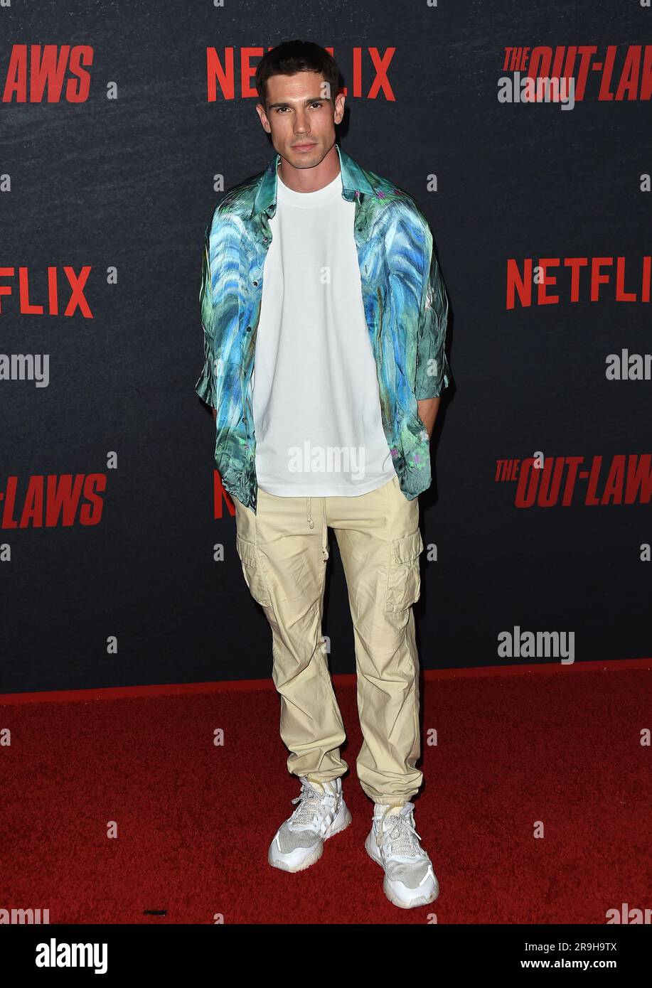 Los Angeles, USA. 26th June, 2023. Tanner Novlan arriving to Netflix's ...
