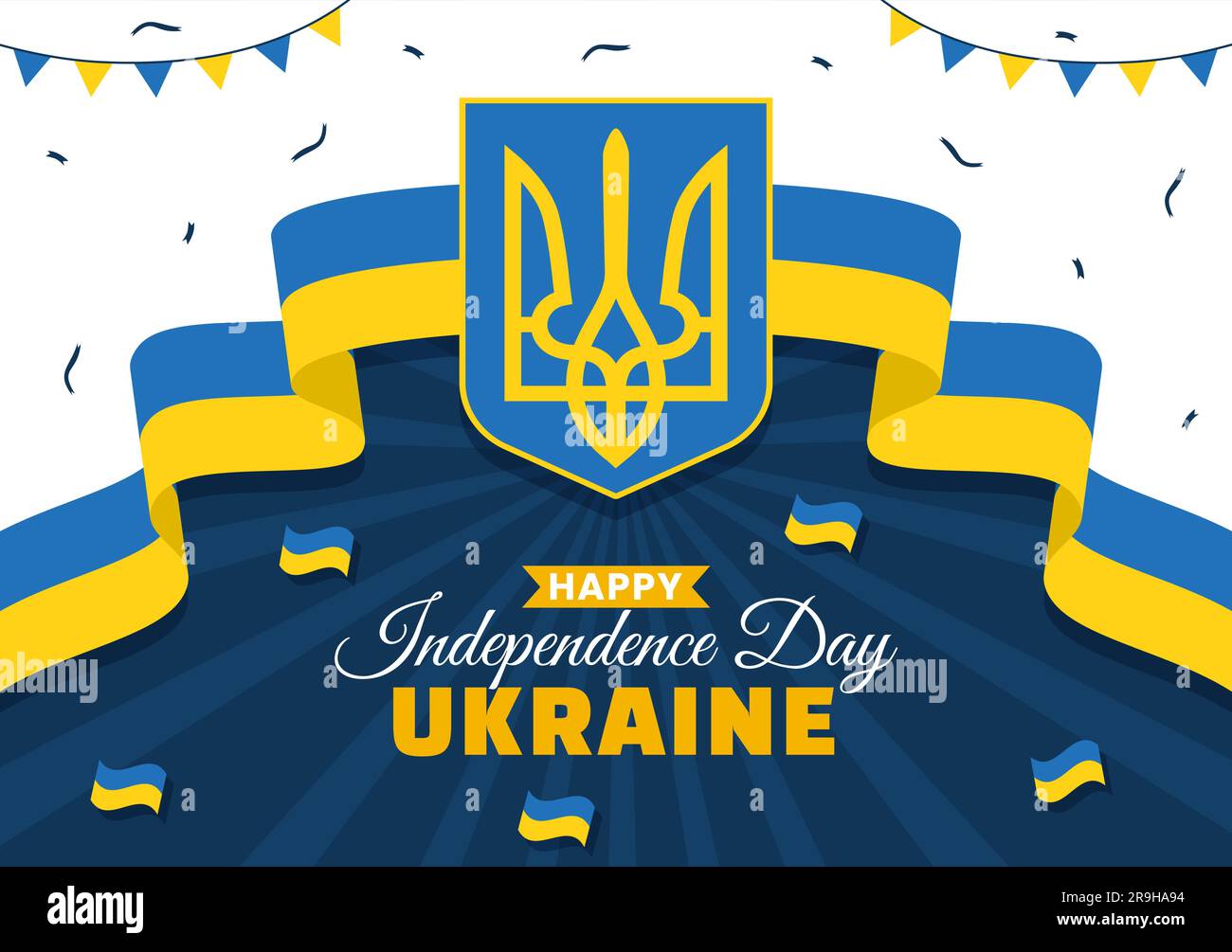 Ukraine flag on memorial Stock Vector Images - Alamy