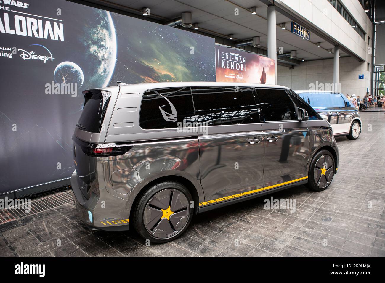 Star Wars Mandalorian und Obi Wan Kenobi ID.Buzz Modelle auf dem VW Bus ...