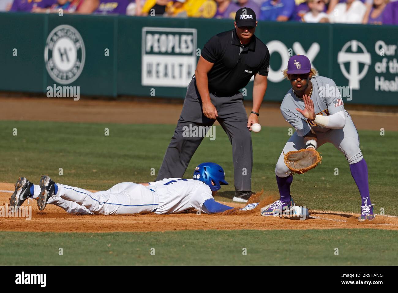 LSU first baseman Tre' Morgan (18) during an NCAA college baseball ...