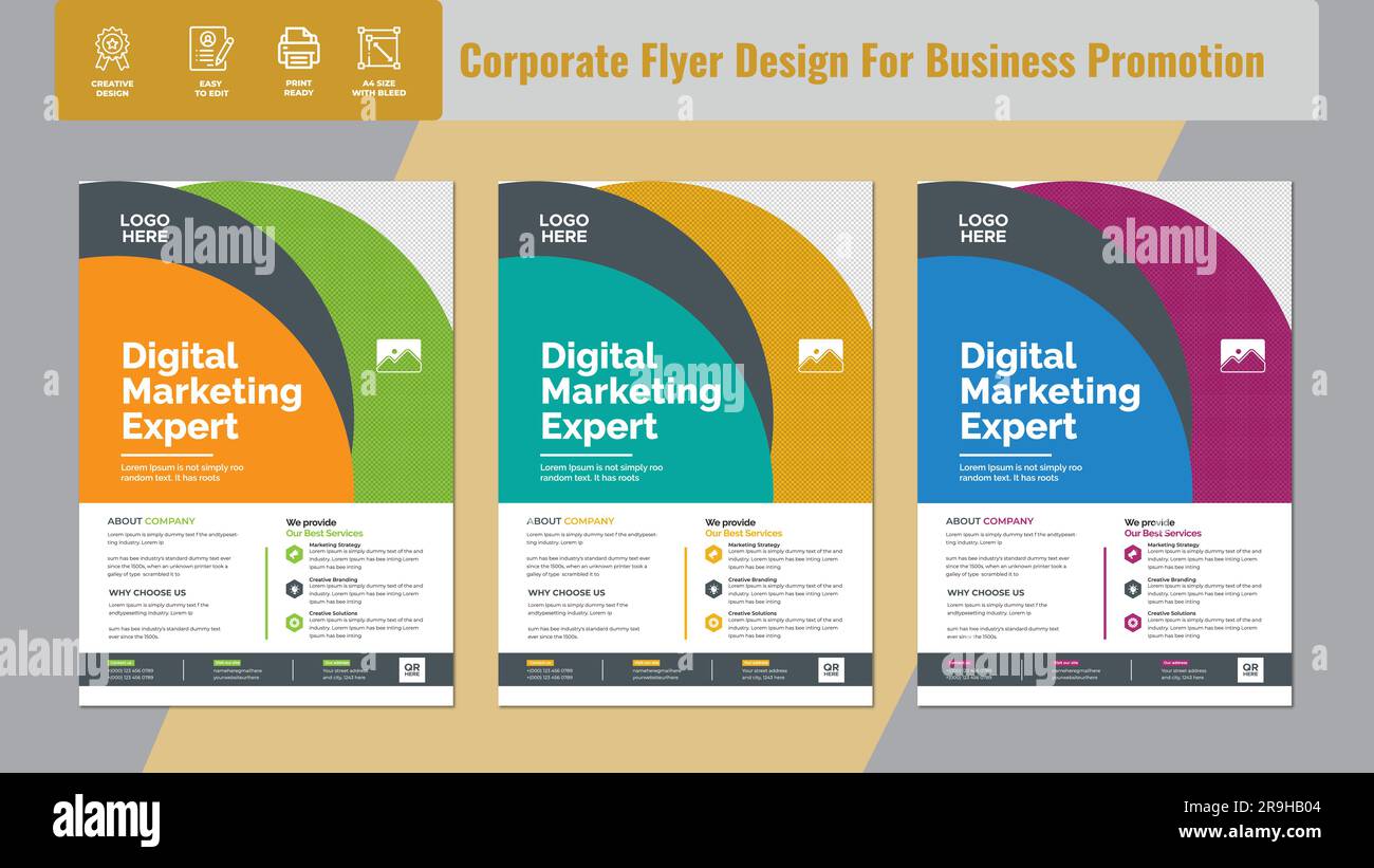 Business Flyer Corporate Flyer Template poster flyer brochure cover ...