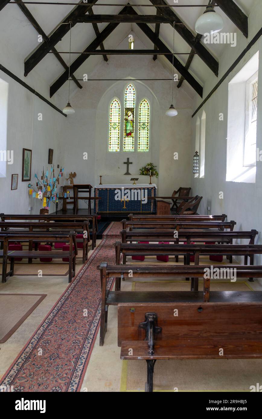 Saint Raphael's church chapel, Huccaby, Hexworthy, Dartmoor national ...