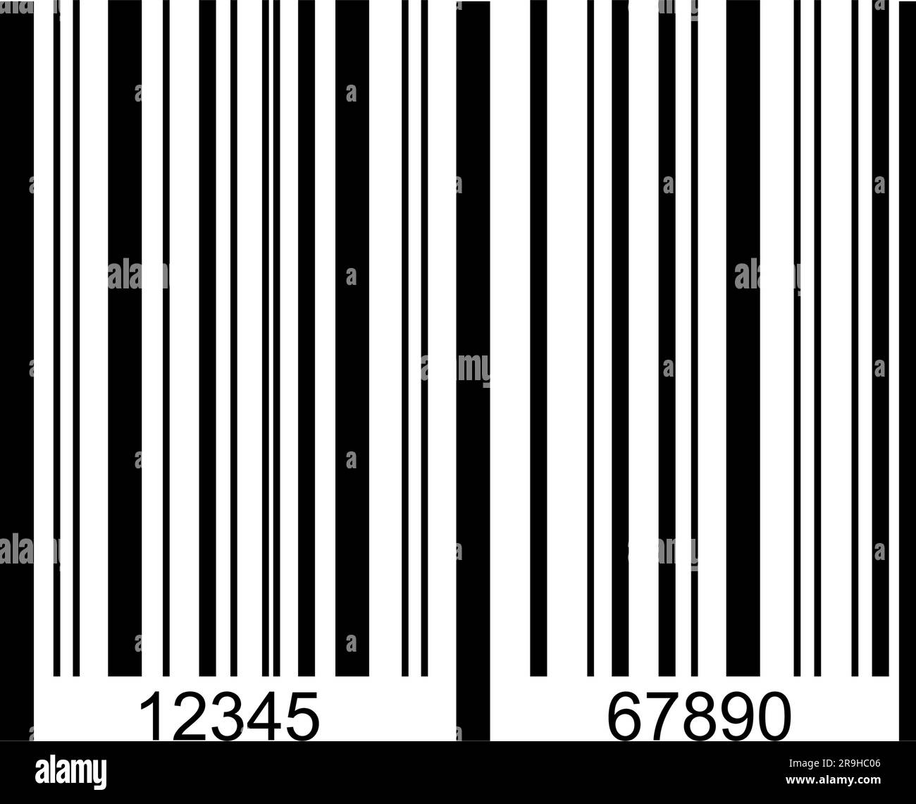 Barcode label example. Bar code template isolated on white background ... Barcode label example. Bar code template isolated on white background ...