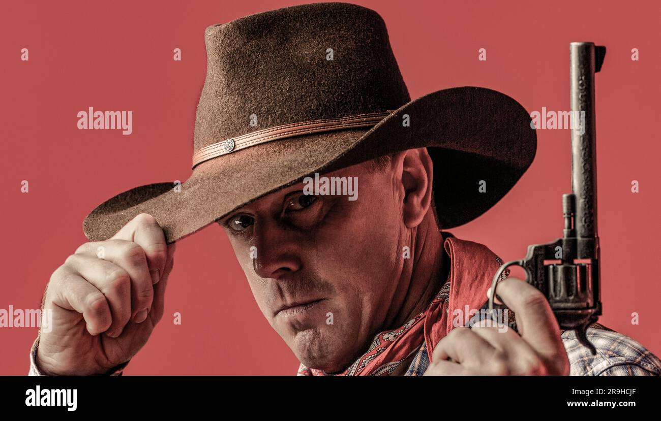 American cowboy. Cowboy wearing hat. Western life. Guy in cowboy hat ...