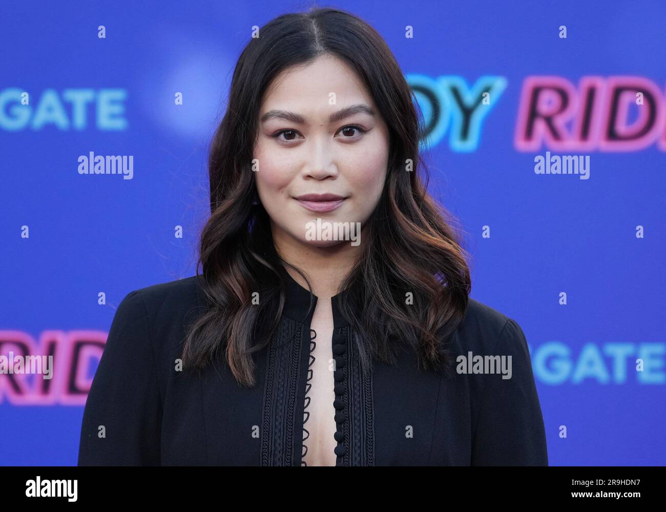 Dianne Doan arrives at the Lionsgate's JOY RIDE Los Angeles Premiere ...
