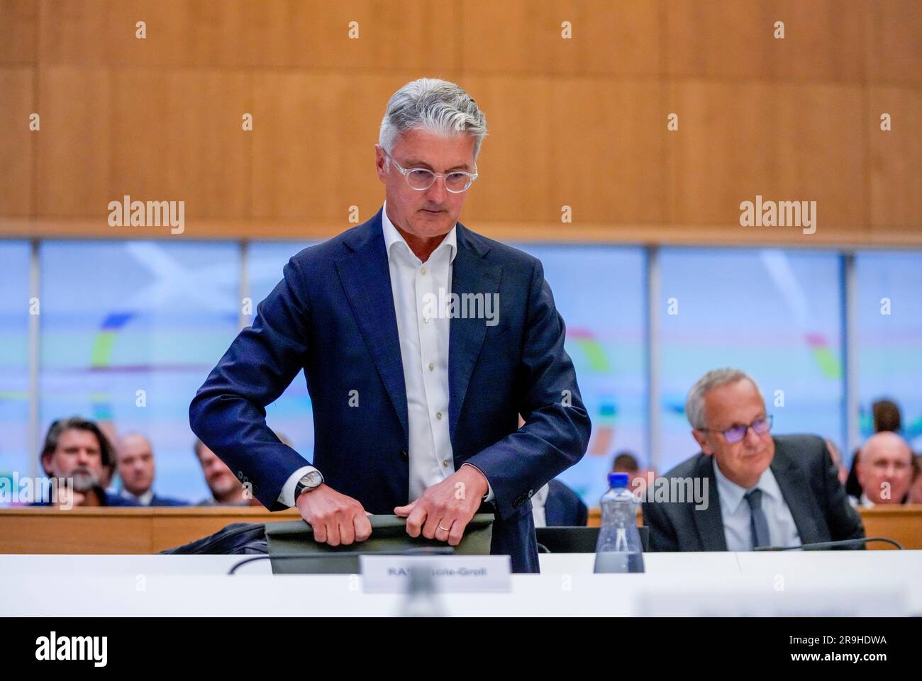 Rupert Stadler, former CEO of German car manufacturer Audi enters a ...