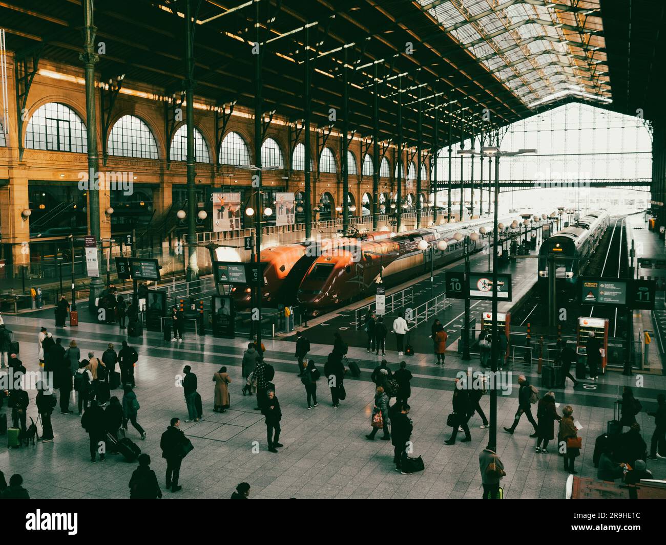 Paris gare du nord railway station hi-res stock photography and images ...