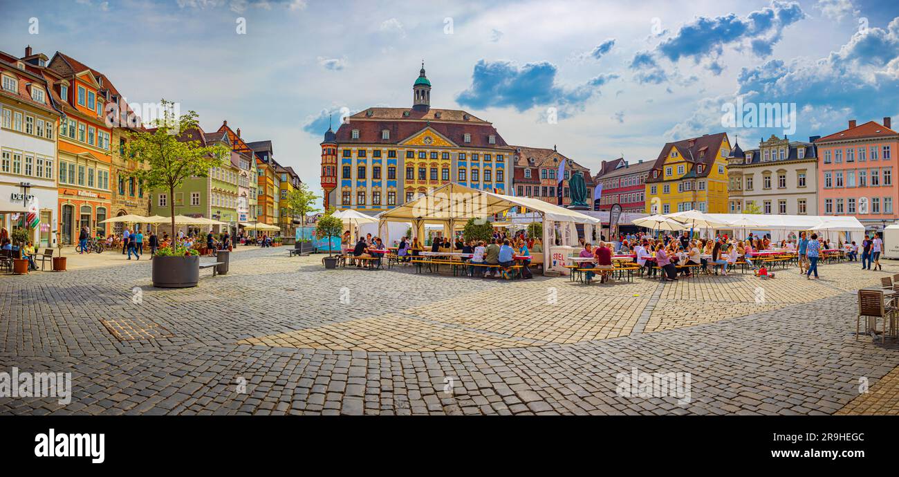 COBURG, BAVARIA, GERMANY - CIRCA MAY, 2023: Weinfest in Coburg, Germany ...