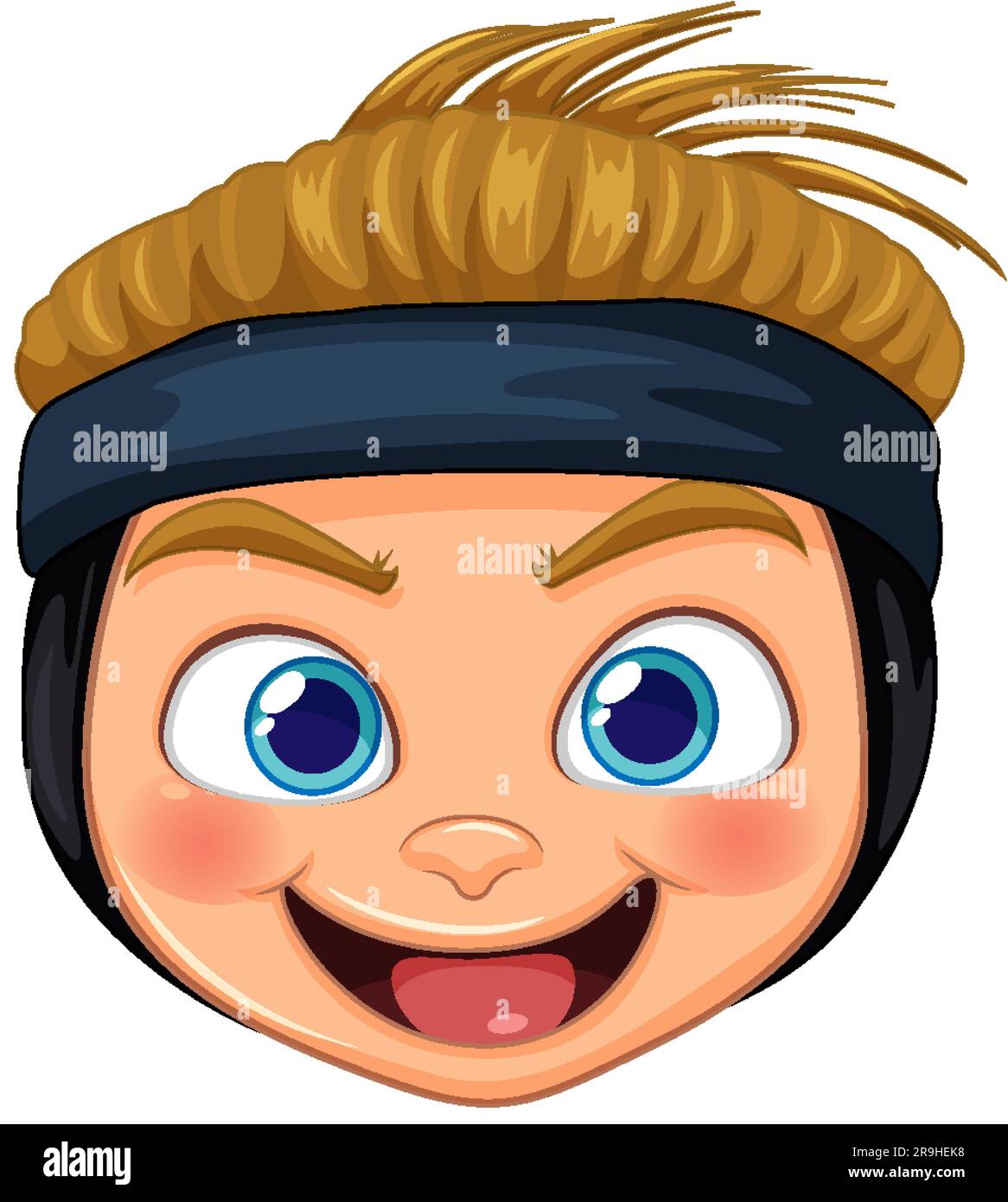 Asian ninja cartoon character illustration Stock Vector Image & Art - Alamy