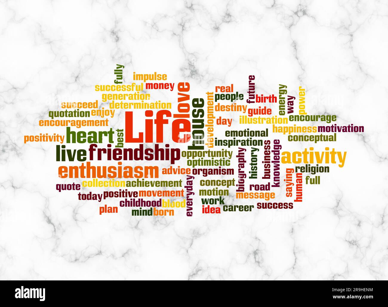 Destiny word cloud concept hi-res stock photography and images - Alamy