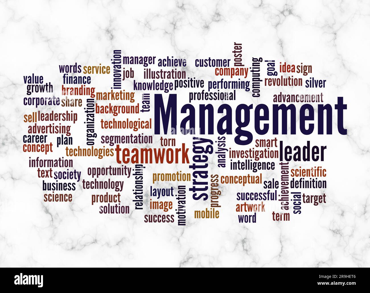Word Cloud with MANAGEMENT concept create with text only Stock Photo ...