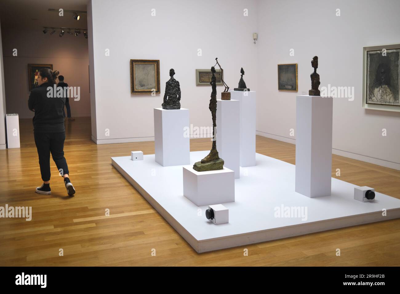 Giacometti Artwork in the Musee Granet Aix en Provence France Stock ...