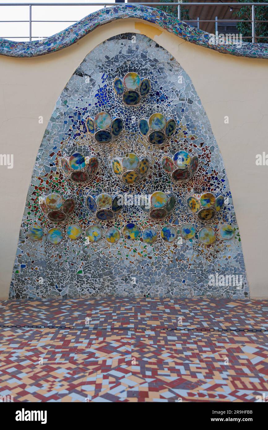 Interior of Famous Casa Batllo in Barcelona-Detail of Elements in the ...