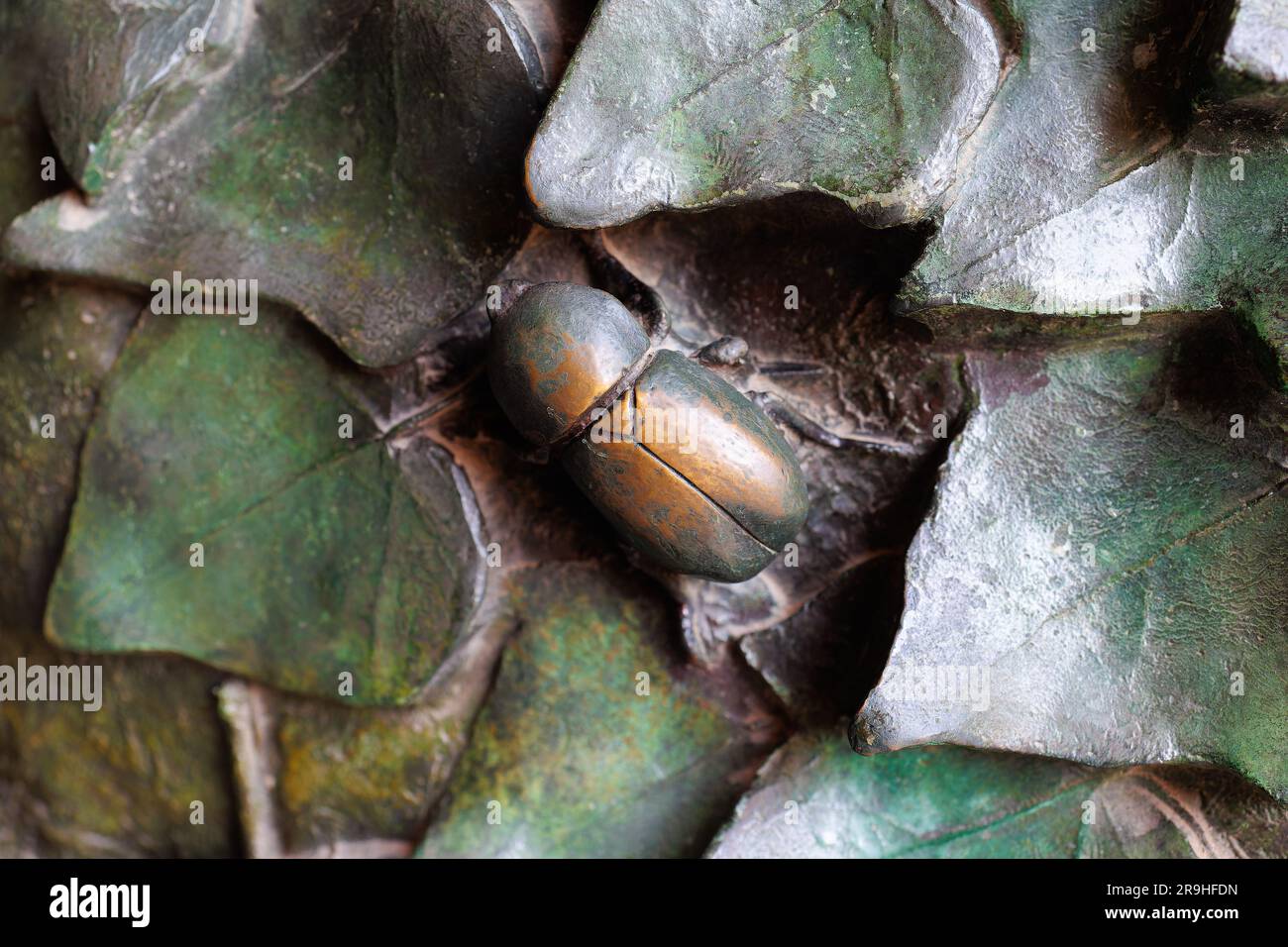 Details of Leaf and Insects on the Door of the Sagrada Familia ...