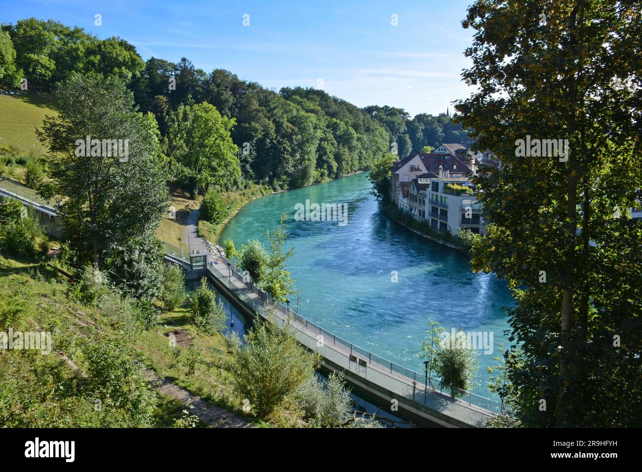Beautiful river reflection aare in hi-res stock photography and images ...