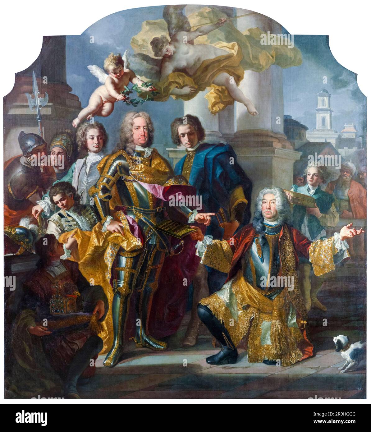 Holy Roman Emperor Charles VI (1685-1740) and Gundacker Ludwig, Count ...