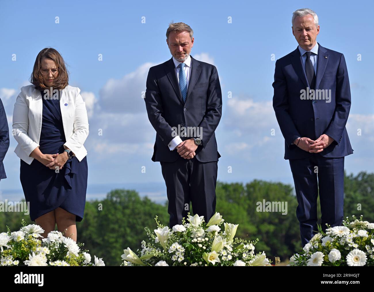 27 June 2023, Thuringia, Weimar: Christian Lindner (M, FDP), German ...
