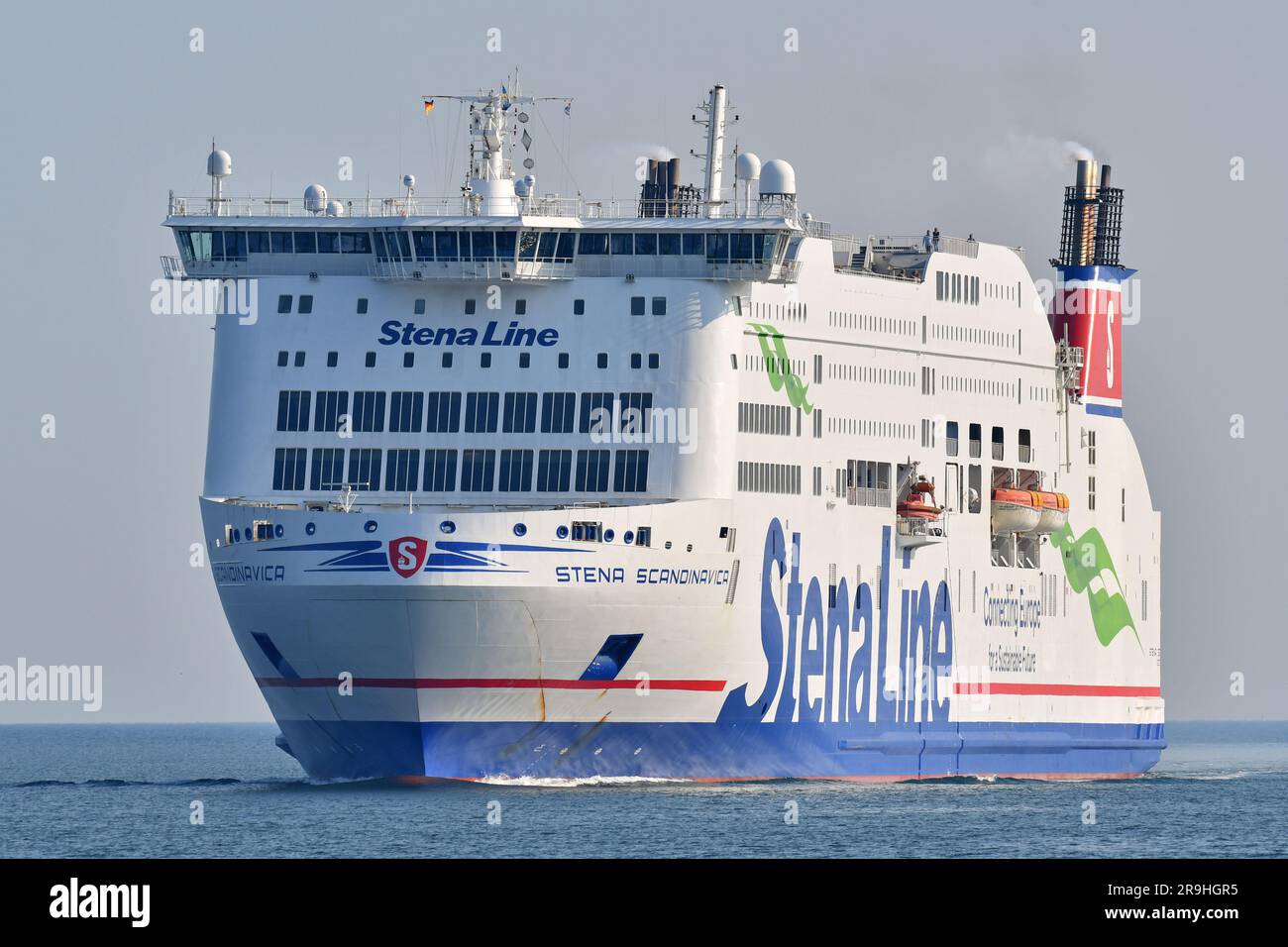 STENA SCANDINAVICA arrives at the Kiel Fjord from Gothenburg Stock ...
