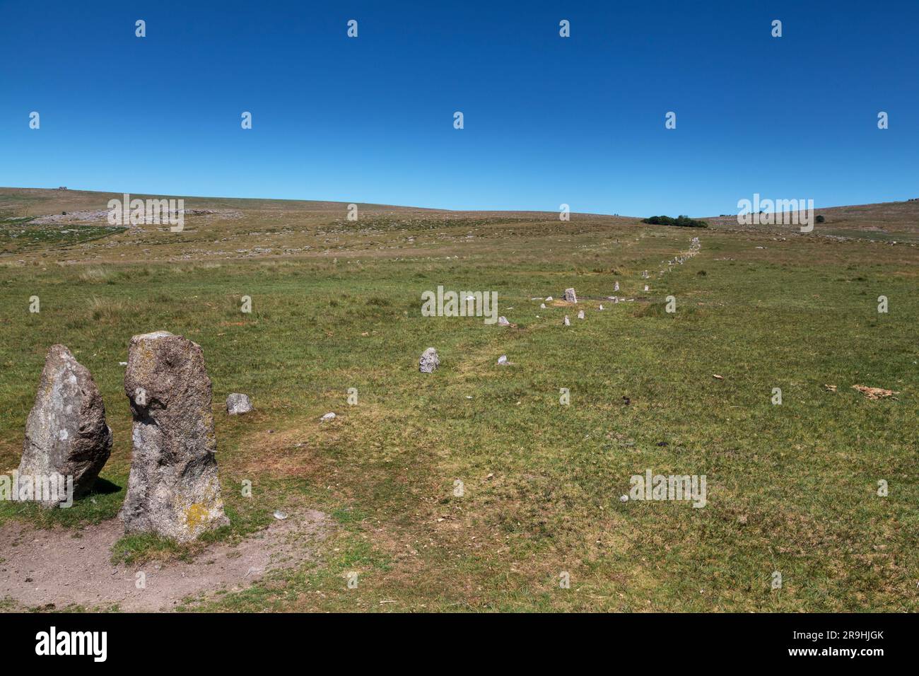 Merrivale Prehistoric Settlement, western Dartmoor, Princetown ...