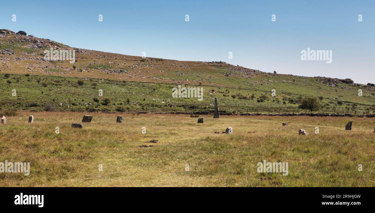 Merrivale Prehistoric Settlement, western Dartmoor, Princetown ...
